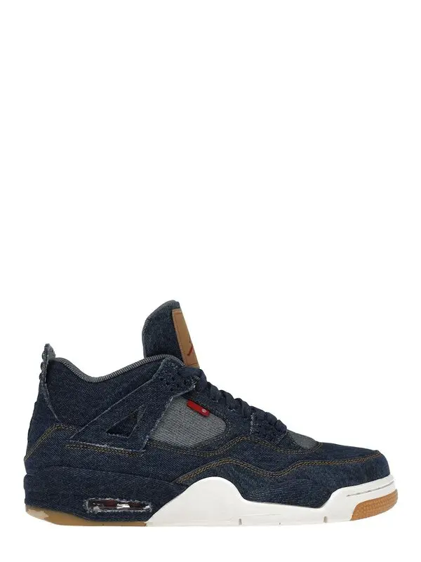 JORDAN 4 Retro Levi's Denim Sneakers - Denim/sail