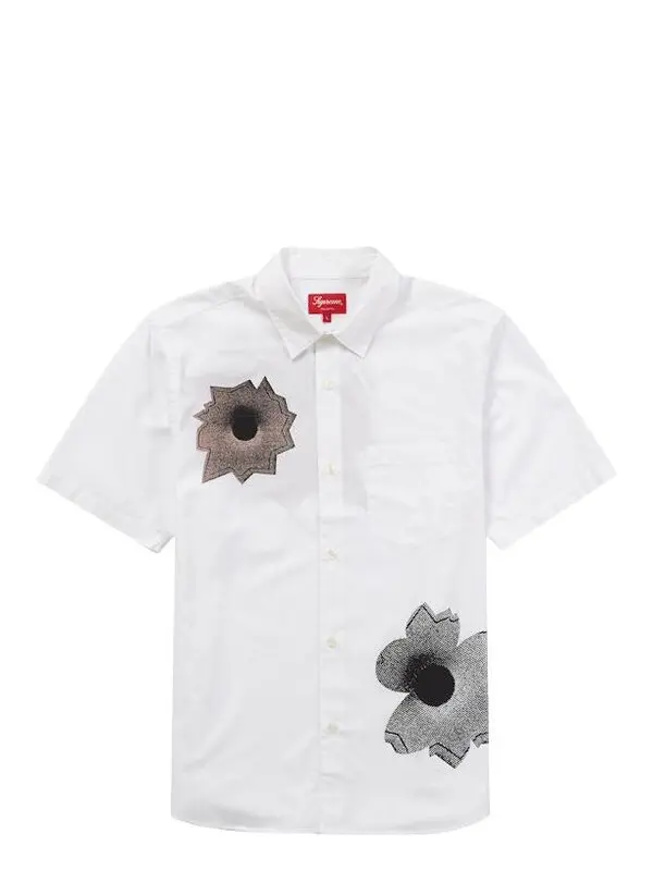 Supreme Nate Lowman Short Sleeve Shirt - White