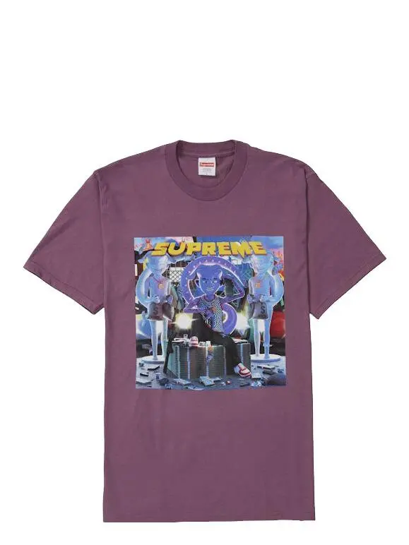 Supreme Richest Tee Shirt - Plum