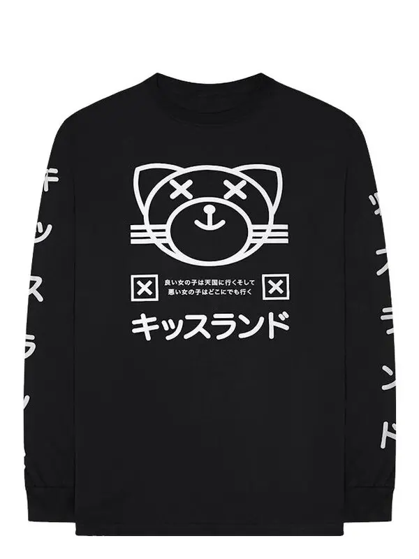 THE WEEKND Kiss Land Afterhours Longsleeve - Black