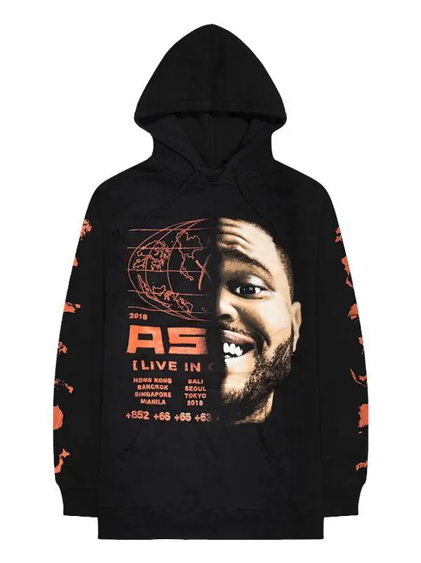 THE WEEKND Xo Asia Tour Pullover Hoodie - Black