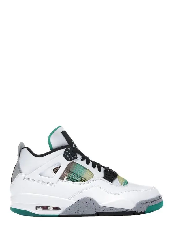 JORDAN 4 Retro Rasta Sneakers - White/university Red/lucid Green