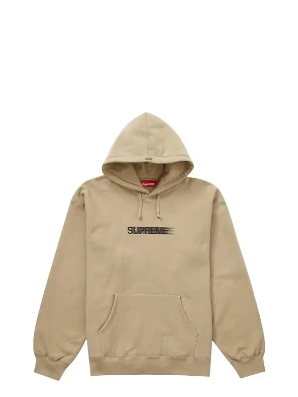 Supreme Motion Logo Hooded Sweatshirt - Dark Tan