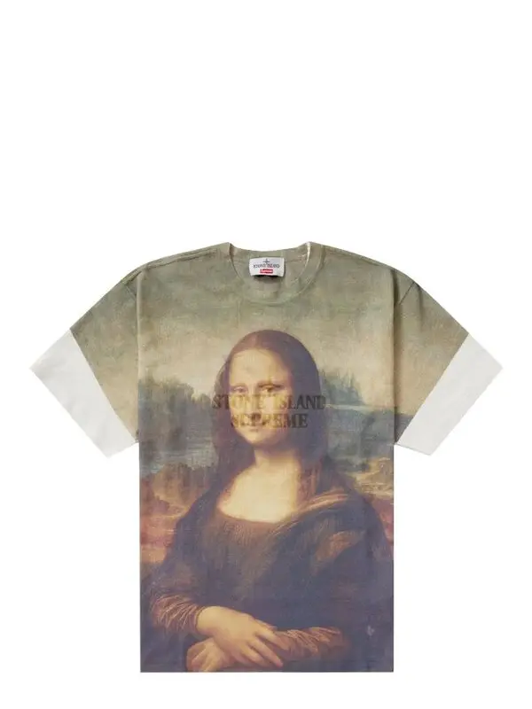 Supreme Stone Island Short Sleeve Top - Mona Lisa