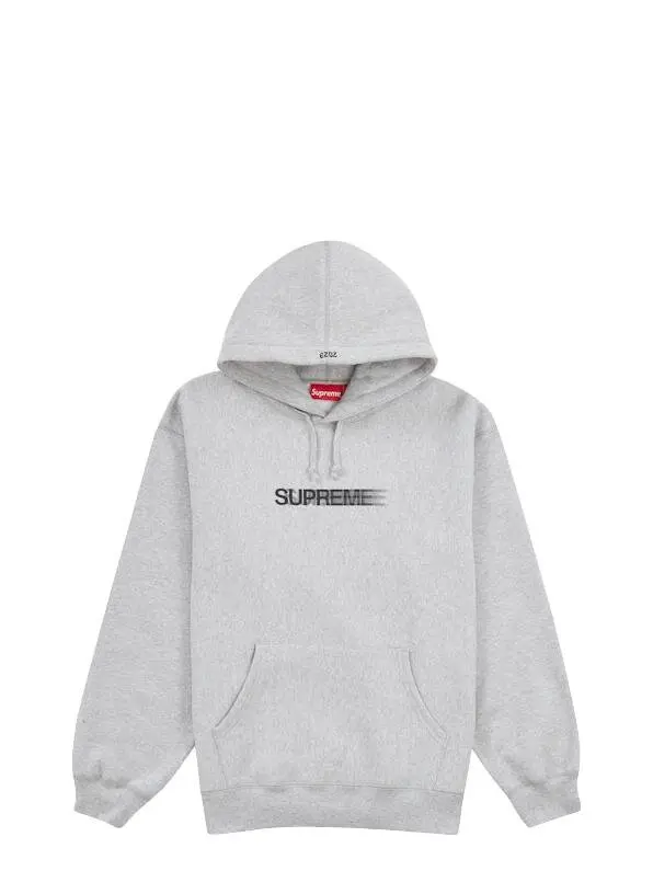 Supreme Motion Logo Hooded Sweatshirt - Heather Grey
