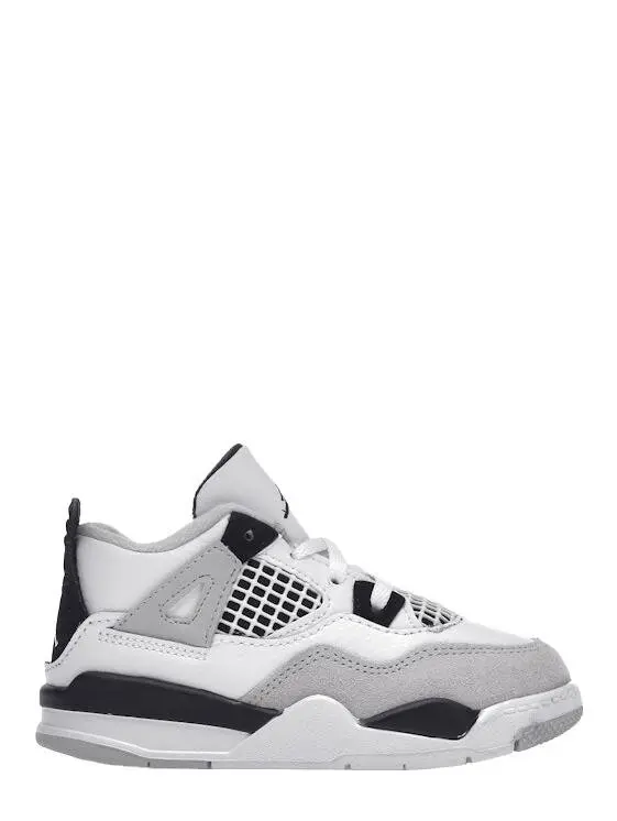 JORDAN 4 Retro Military Black Td - White/black/neutral Grey