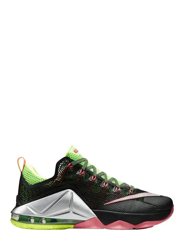 Nike Lebron Low Remix Sneakers - Black/metallic Silver/green Strike