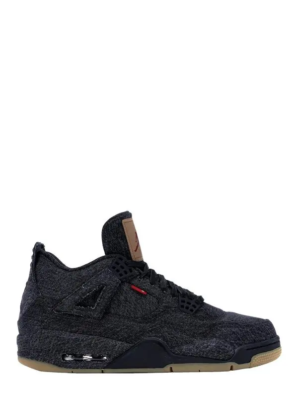 JORDAN 4 Retro Levi's Blank Tag - Black