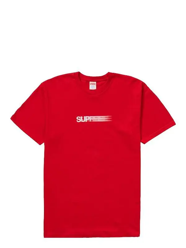 Supreme Motion Logo Tee Shirt - Red
