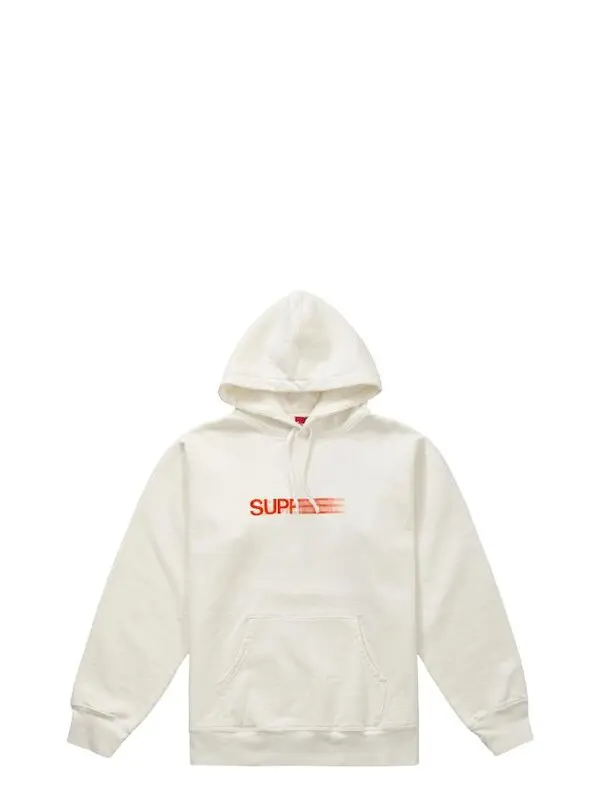 Supreme Motion Logo Hooded Sweatshirt - White