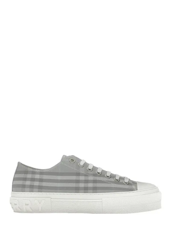 Burberry Vintage Check Cotton Sneakers - Grey/blue