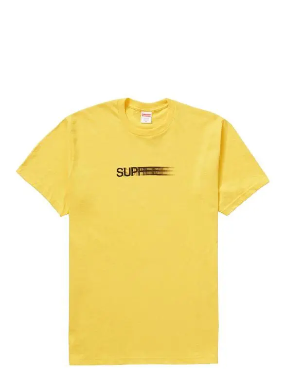 Supreme Motion Logo Tee Shirt - Yellow