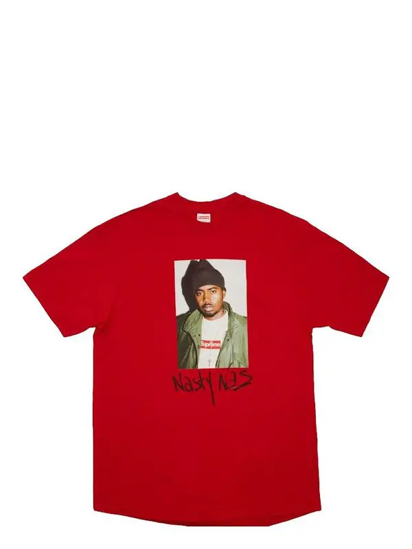 Supreme Nas Tee Shirt - Red