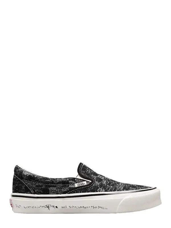 VANS Classic Slip-on Sneakers - Jim Goldberg/tv Static