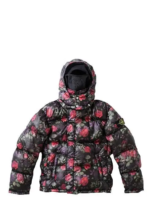 Supreme Stone Island Lamy Cover Stampato Puffy Jacket - Black