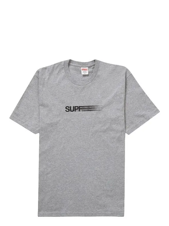 Supreme Motion Logo Tee Shirt - Heather Grey