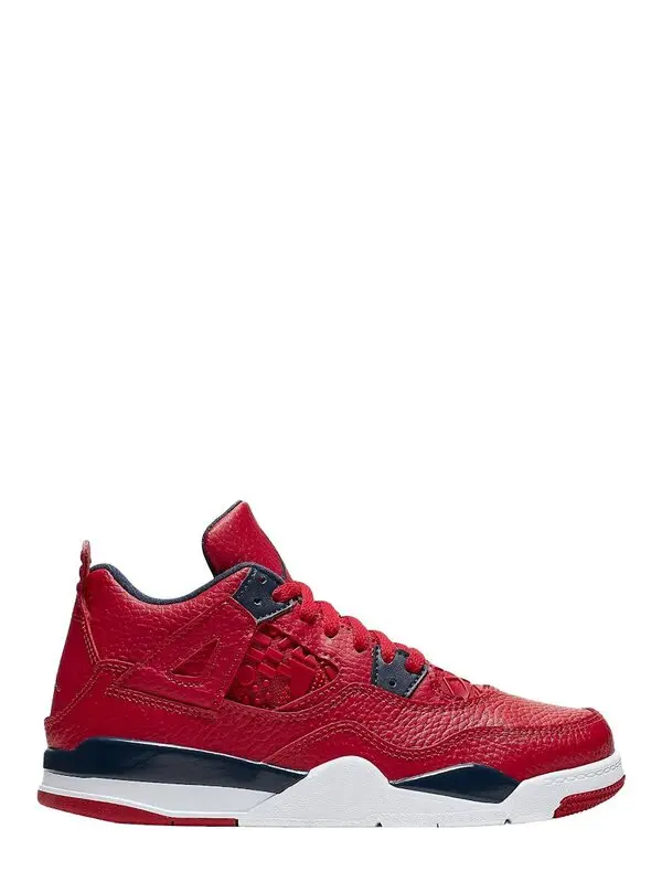 JORDAN 4 Retro Fiba Sneakers - Gym Red/obsidian/white