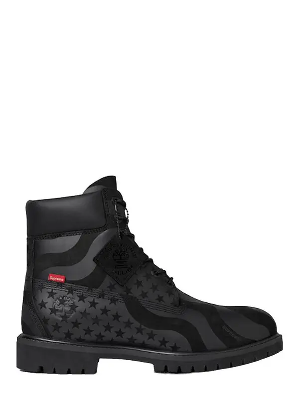 Timberland 6" Boot Supreme Stars & Stripes - Black