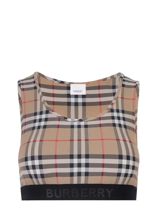 Burberry Stretch Nylon Top - Beige