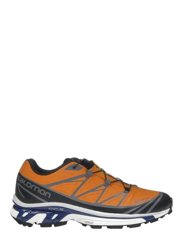 SALOMON Xt-6 Gore-tex Utility Sneakers - Marmalade/black/navy Blue Peony