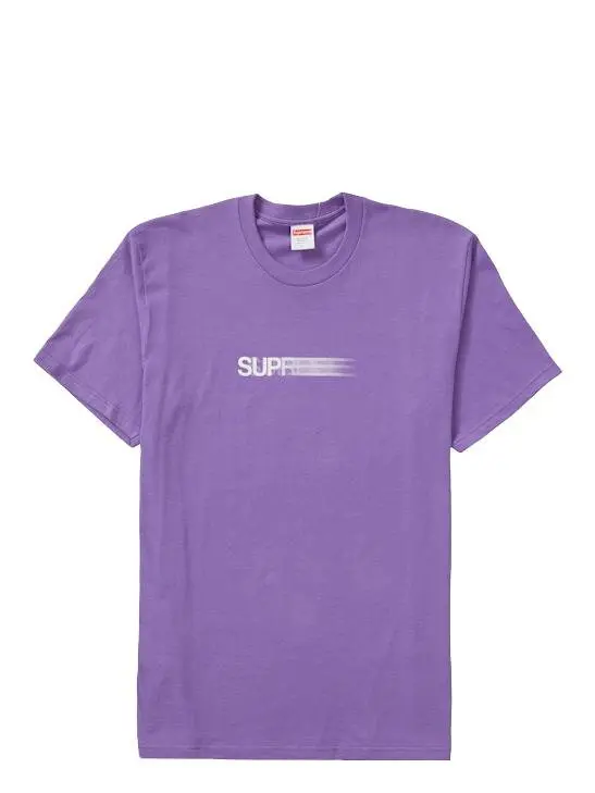 Supreme Motion Logo Tee Shirt - Purple