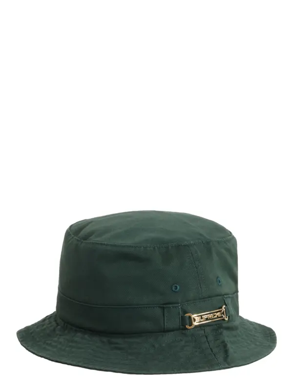 Supreme Name Plate Crusher Hat - Dark Green