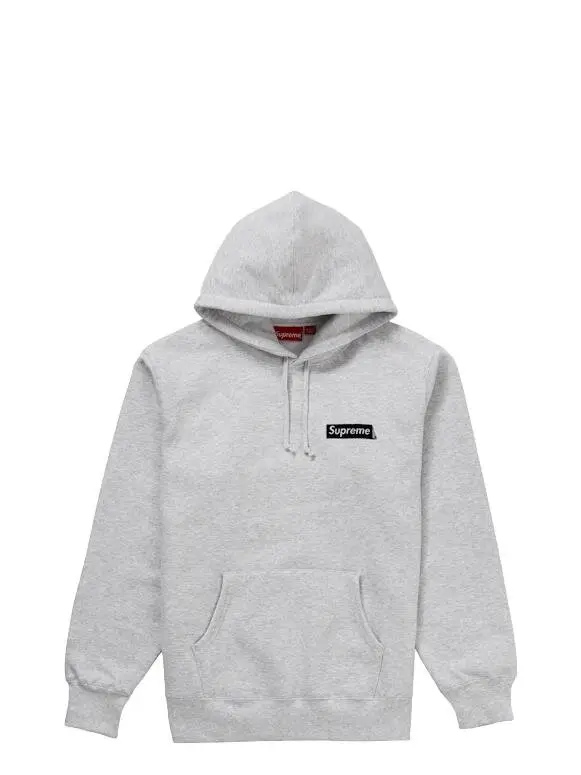 Supreme Stop Crying Hooded Sweatshirt - Ash Grey