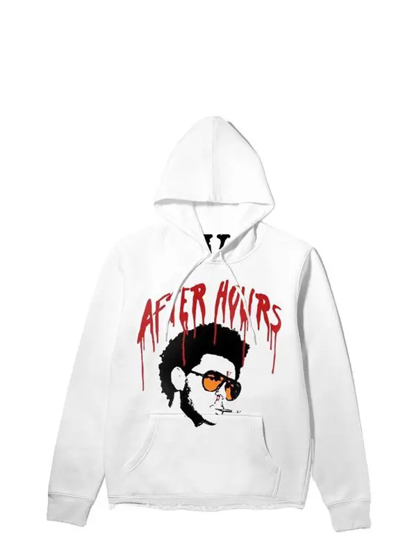THE WEEKND X Vlone Bat Country Pullover Hoodie - White