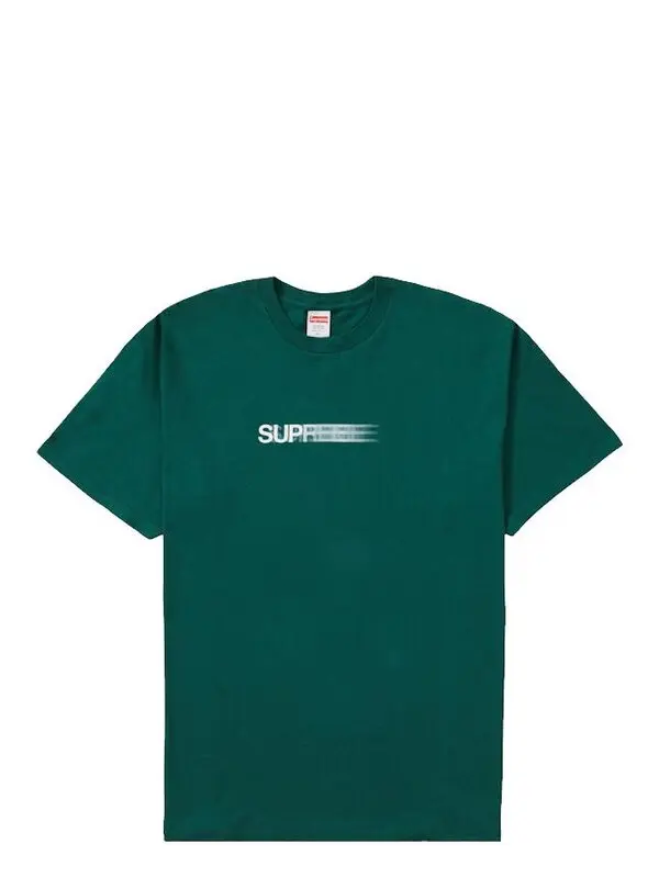 Supreme Motion Logo Tee Shirt - Dark Green