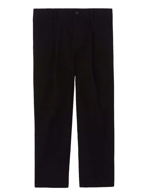 Burberry Straight Leg Trousers - Black