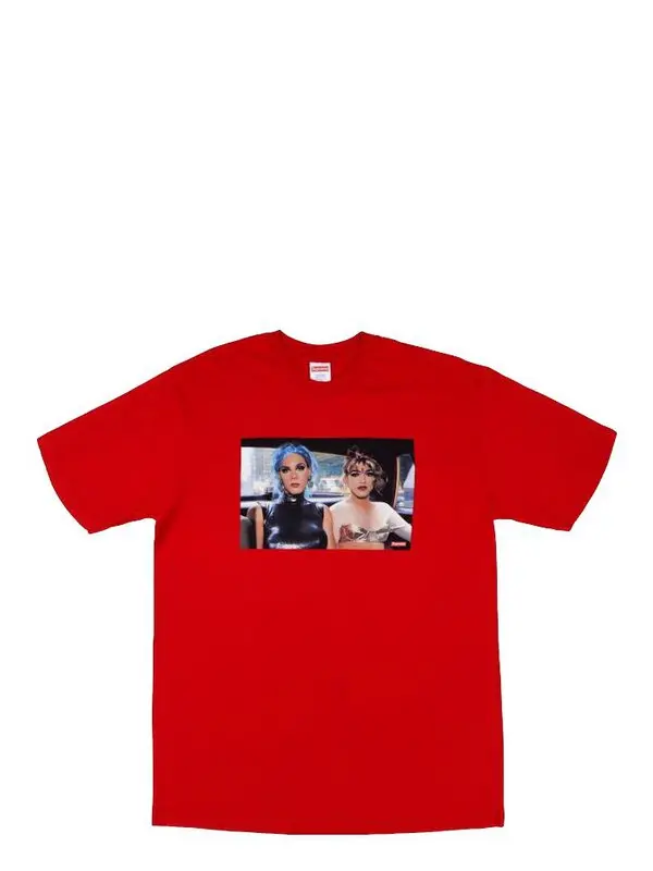 Supreme Nan Goldin Misty And Jimmy Paulette Tee Shirt - Red