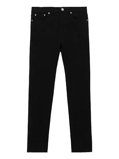 Burberry Tb Monogram Skinny Jeans - Black