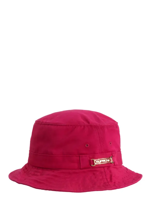 Supreme Name Plate Crusher Bucket Hat - Dark Magenta
