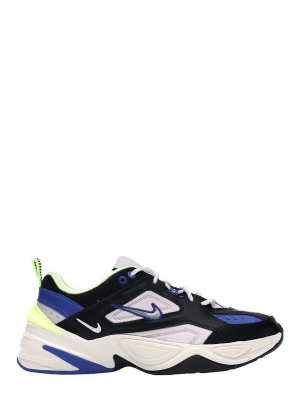 Nike M2k Tekno Royal Volt Sneakers - Black/metallic Silver/barely Volt