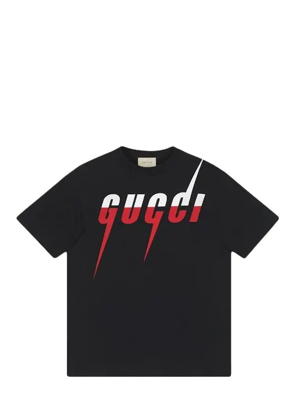 Gucci Blade Print T-shirt - Black/red/white