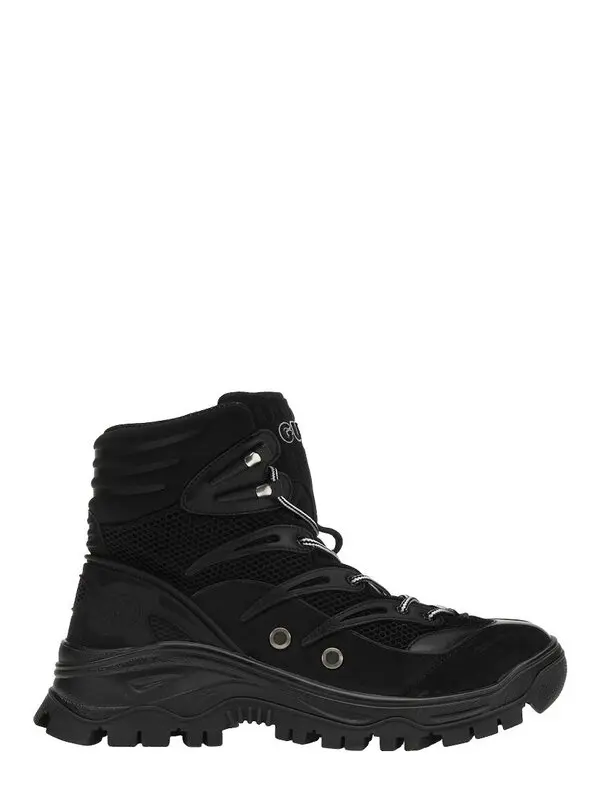Gucci Lace-up Boot - Black