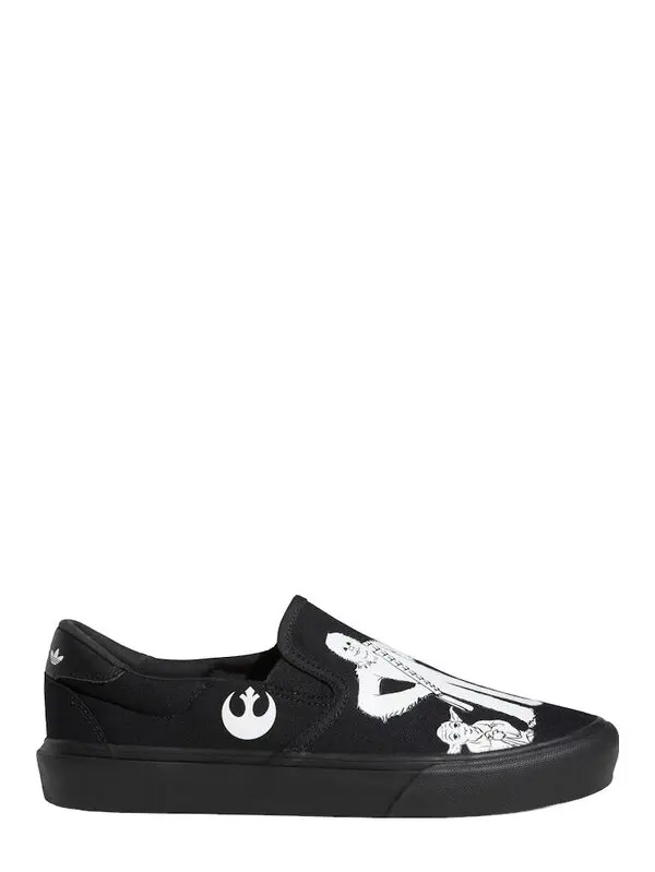 Adidas Court Rallye Slip On Star Wars Rebels Sneakers - Core Black/scarelet Red/bright Blue