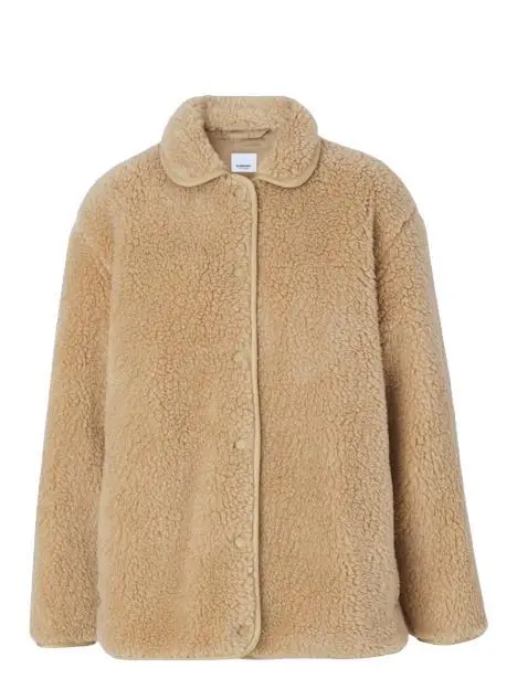 Burberry Fleece Jacket - Beige