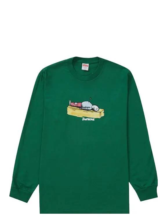 Supreme Neil Blender Arrow Long Sleeve Tee Shirt - Pine