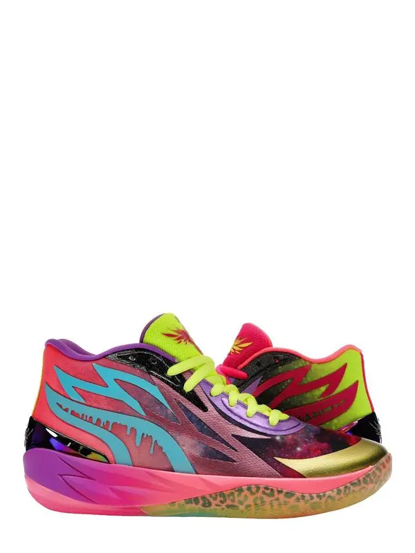 PUMA Lamelo Ball Mb.02 Be You - Purple Glimmer/safety Yellow/pink Glo