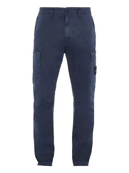 Stone Island Regular Tapered Pants - Navy Blue
