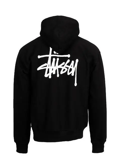 StÜssy Basic Hoodie - Black