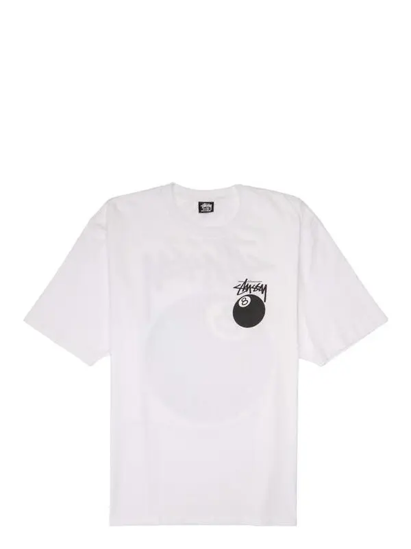 StÜssy 8 Ball Tee Shirt - White