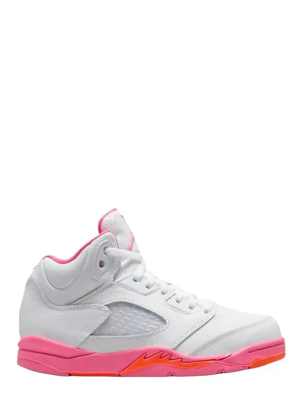 JORDAN 5 Retro Wnba Sneakers - White/pinksicle/safety Orange