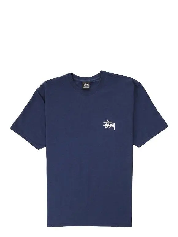 StÜssy Basic T-shirt - Navy Blue