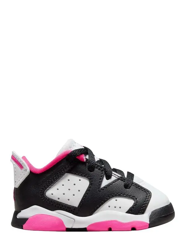 JORDAN 6 Retro Low Sneakers - Black/fierce Pink/white