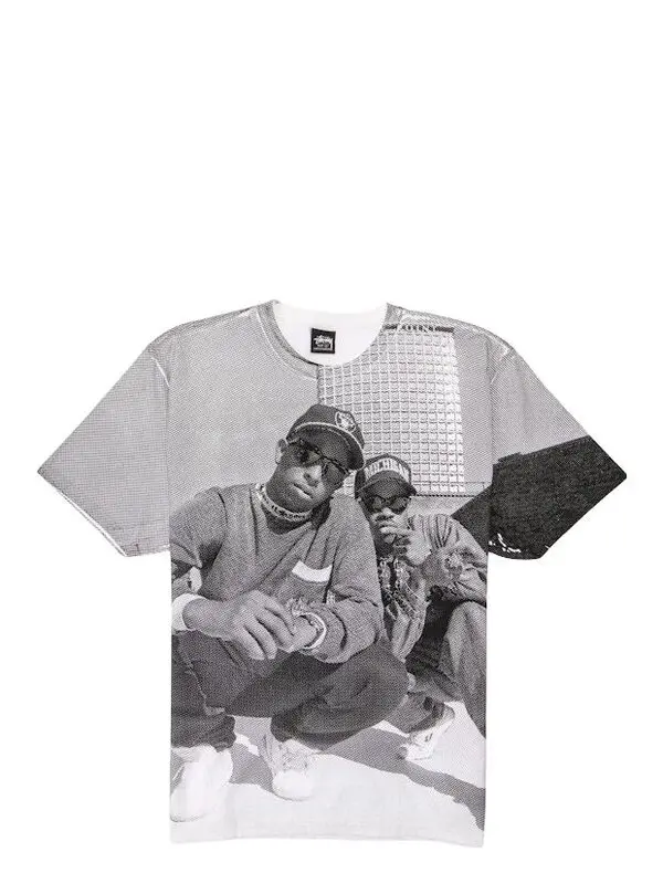 StÜssy Gang Starr Tee Shirt - Multicolor/white