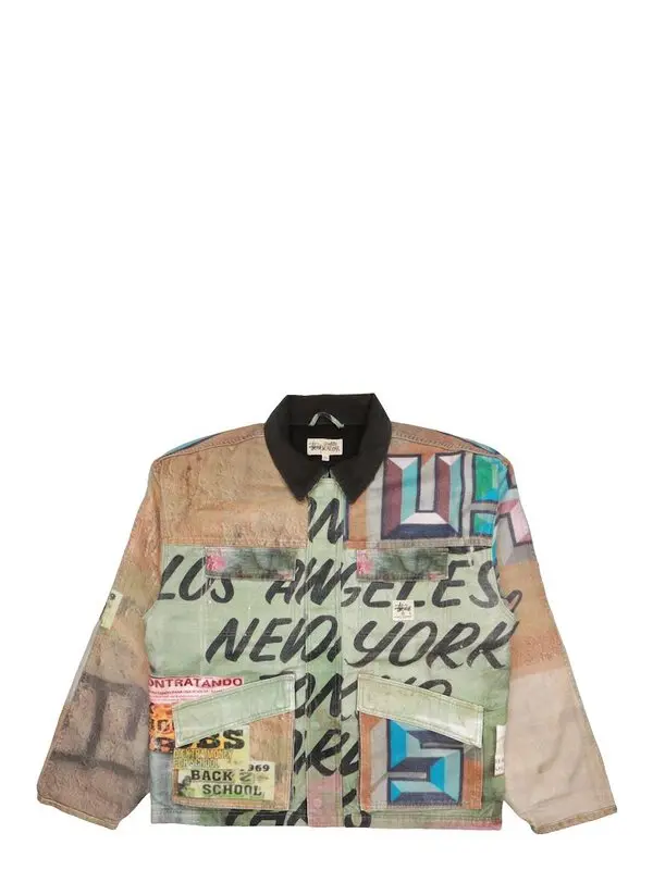 StÜssy Canvas Shop Jacket - Multicolor