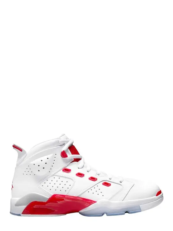 JORDAN 61723 Sneakers - White/varsity Red/metallic Silver
