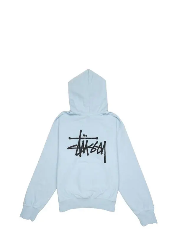 StÜssy Basic Pigment Dyed Hoodie - Sky Blue